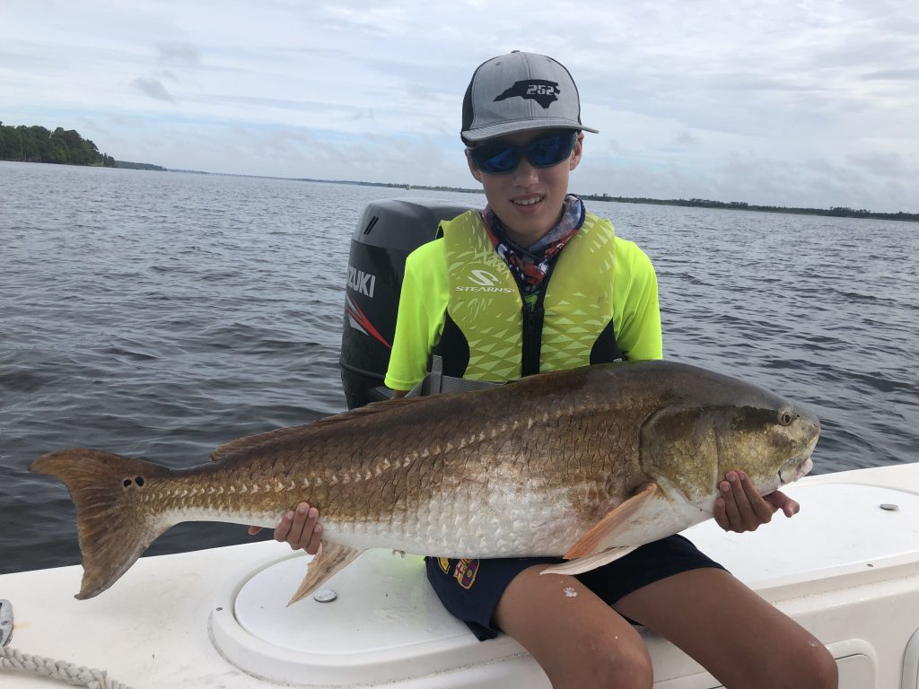 Trophy Red Drum NC Redfish - Eastern NC Fishing Guide