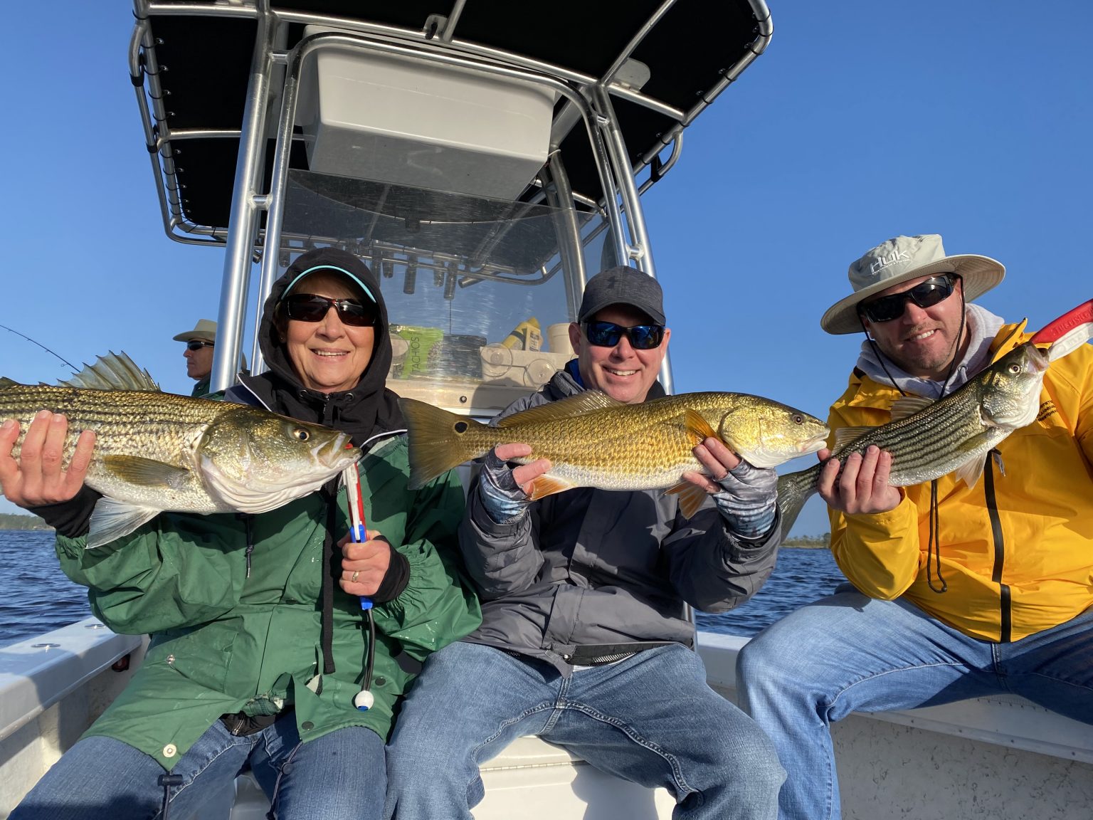 Cold Front Stripers and Redfish - Eastern NC Fishing Guide